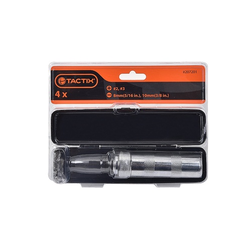 207201 TACTIX 207201 4PC PUNCH SCREWDRIVER BIT SET 4 pc - monet.asia